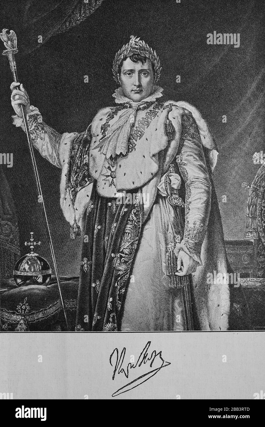 Napoleon Bonaparte, Emperor Napoleon I, 15 August 1769 - 5 May 1821 ...