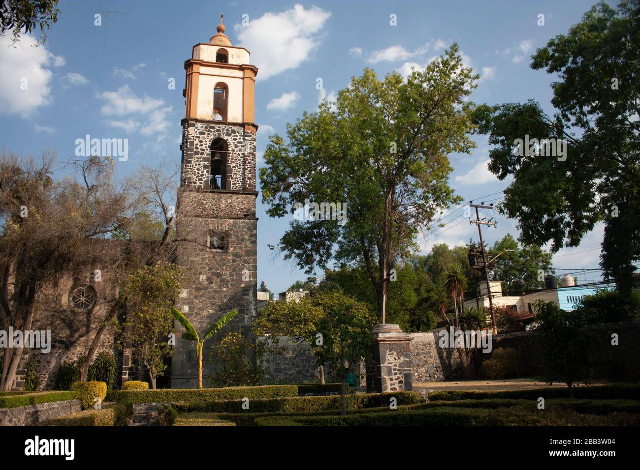 Culhuacan Town Hall Iztapalapa Mexico between the streets and gardens ...