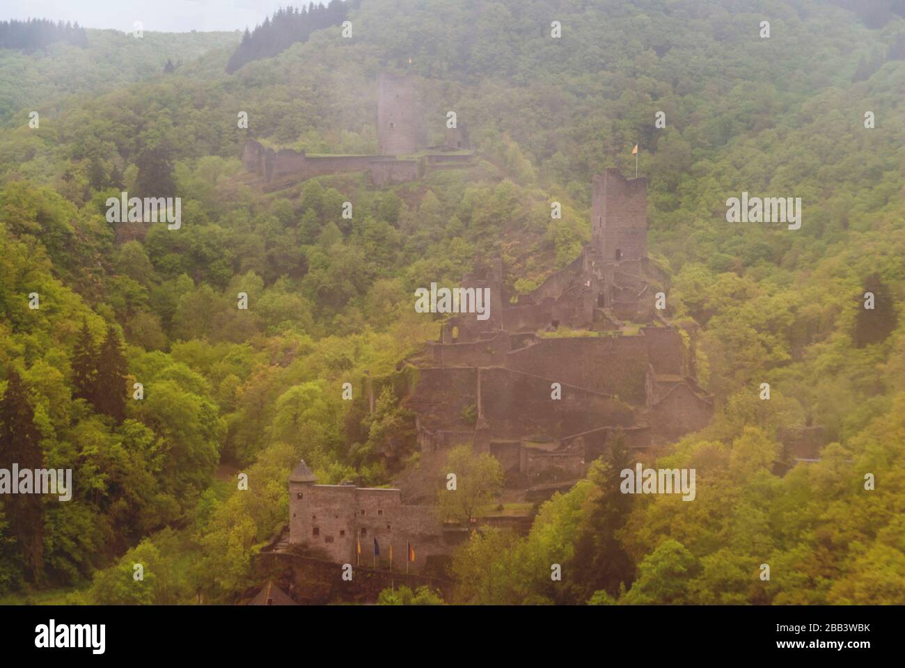 Manderscheid castle ruins hi-res stock photography and images - Alamy