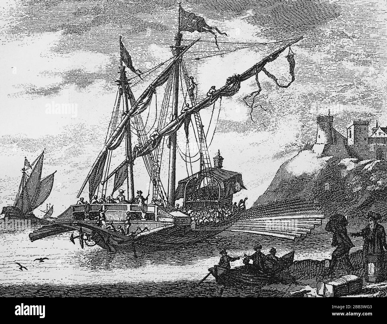 Turkish galley, 17th century, Turkey / Türkische Galeere, 17 ...