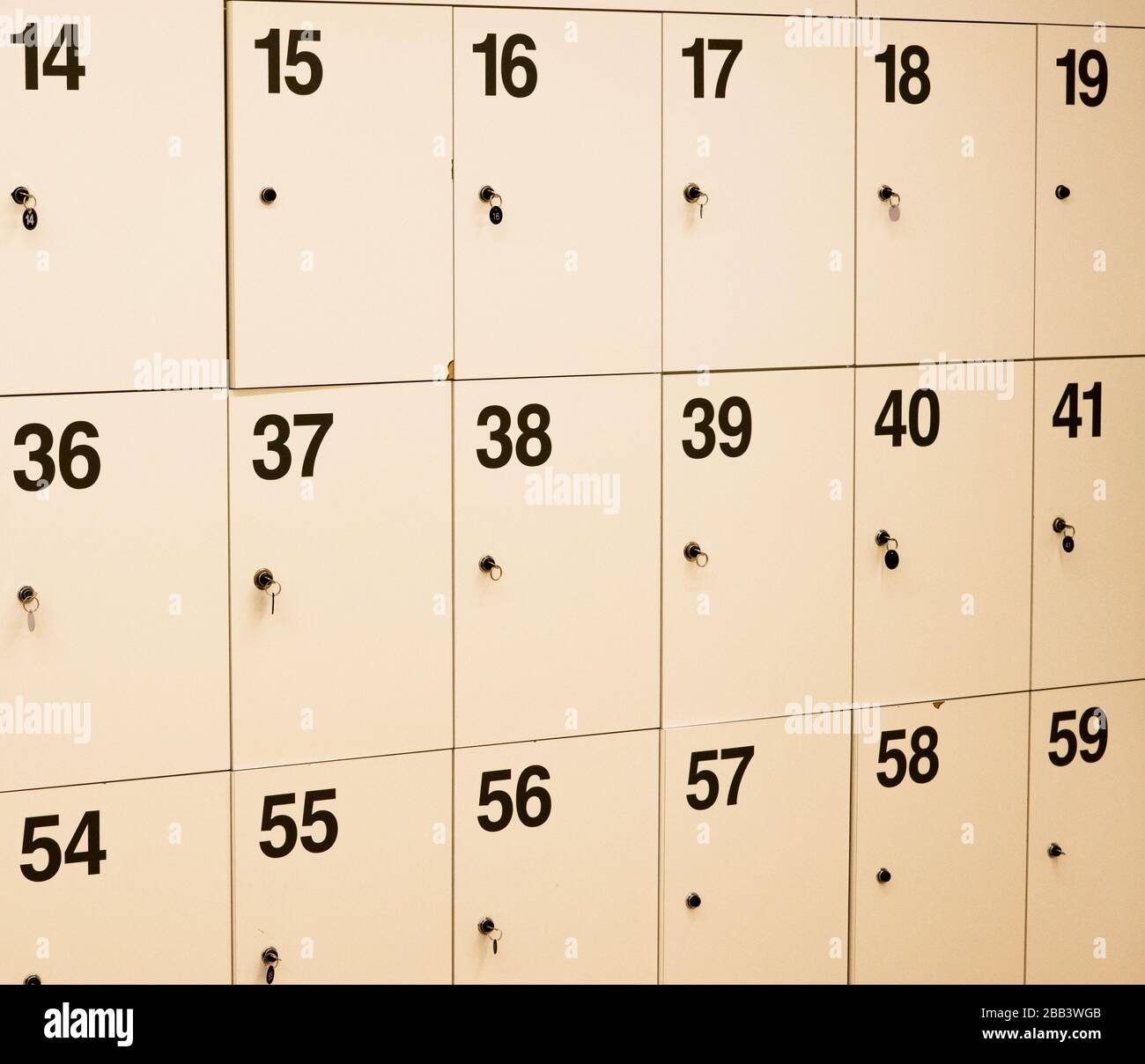 Lockers in Design museum, Holland Park, Kensington High St, Kensington ...