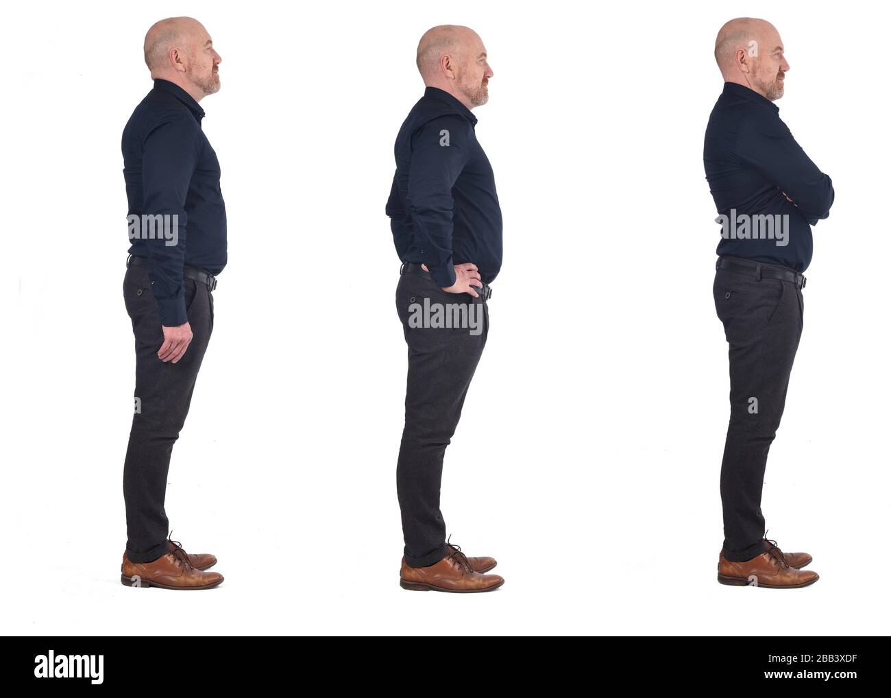 Full length profile view Cut Out Stock Images & Pictures - Alamy