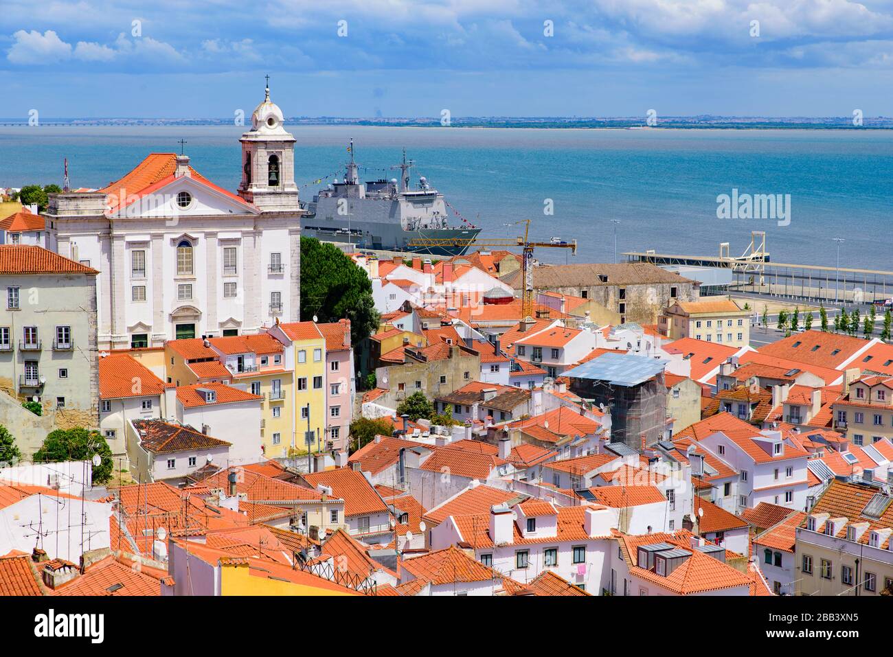 Miradouro de santa luzia view hi-res stock photography and images - Alamy