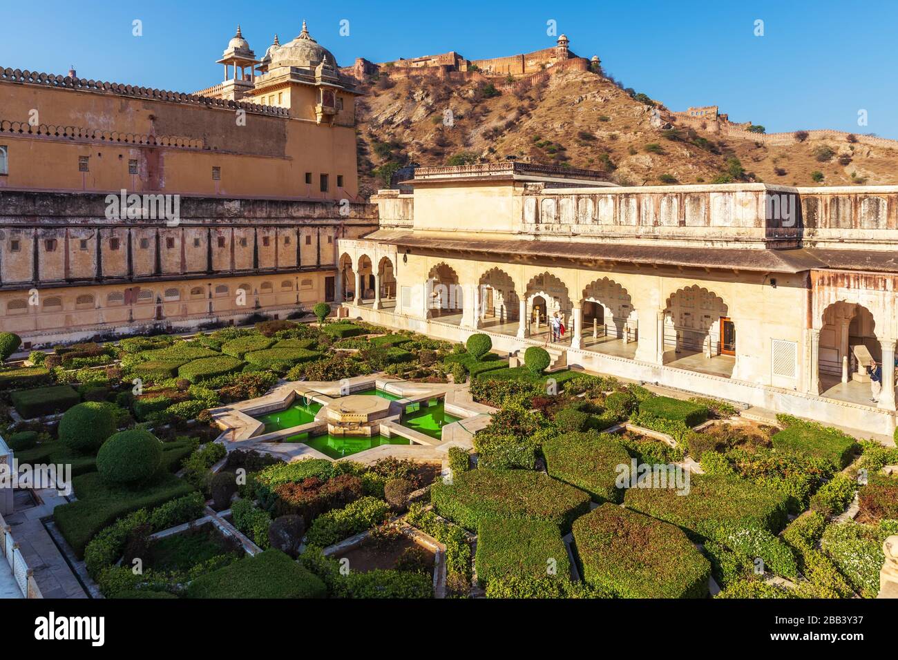 Garden red fort hi-res stock photography and images - Alamy