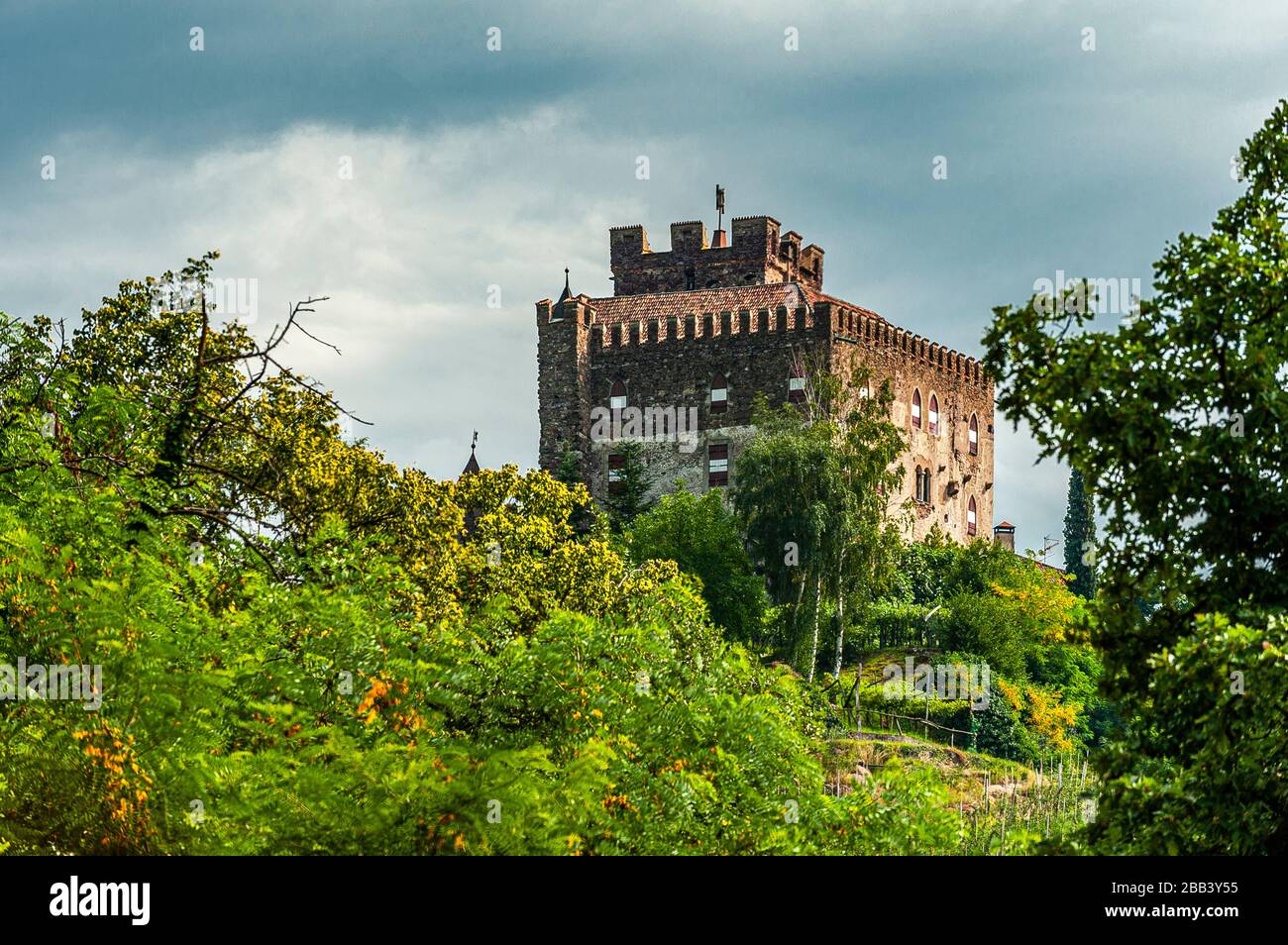 Italy South Tyrol - Merano - Gatto Castle ( Burg Katzenstein Stock ...