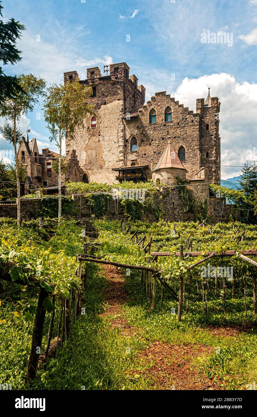 Italy South Tyrol - Merano - Gatto Castle ( Burg Katzenstein Stock ...