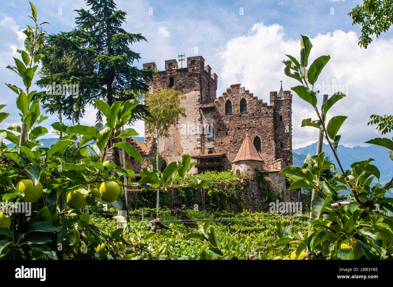 Italy South Tyrol - Merano - Gatto Castle ( Burg Katzenstein Stock ...