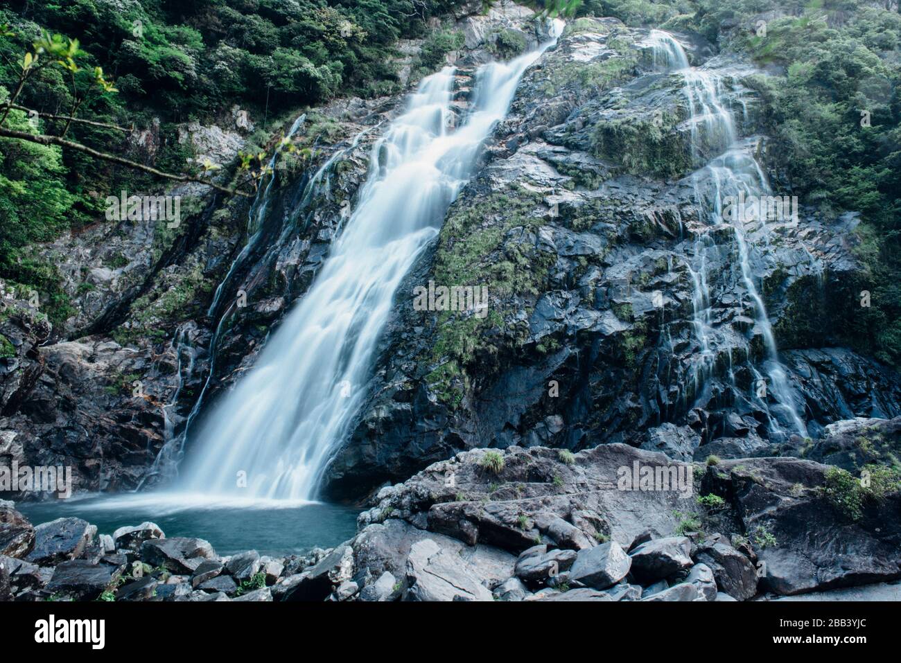 Ohko waterfall in Yakushima, Japan Stock Photo - Alamy