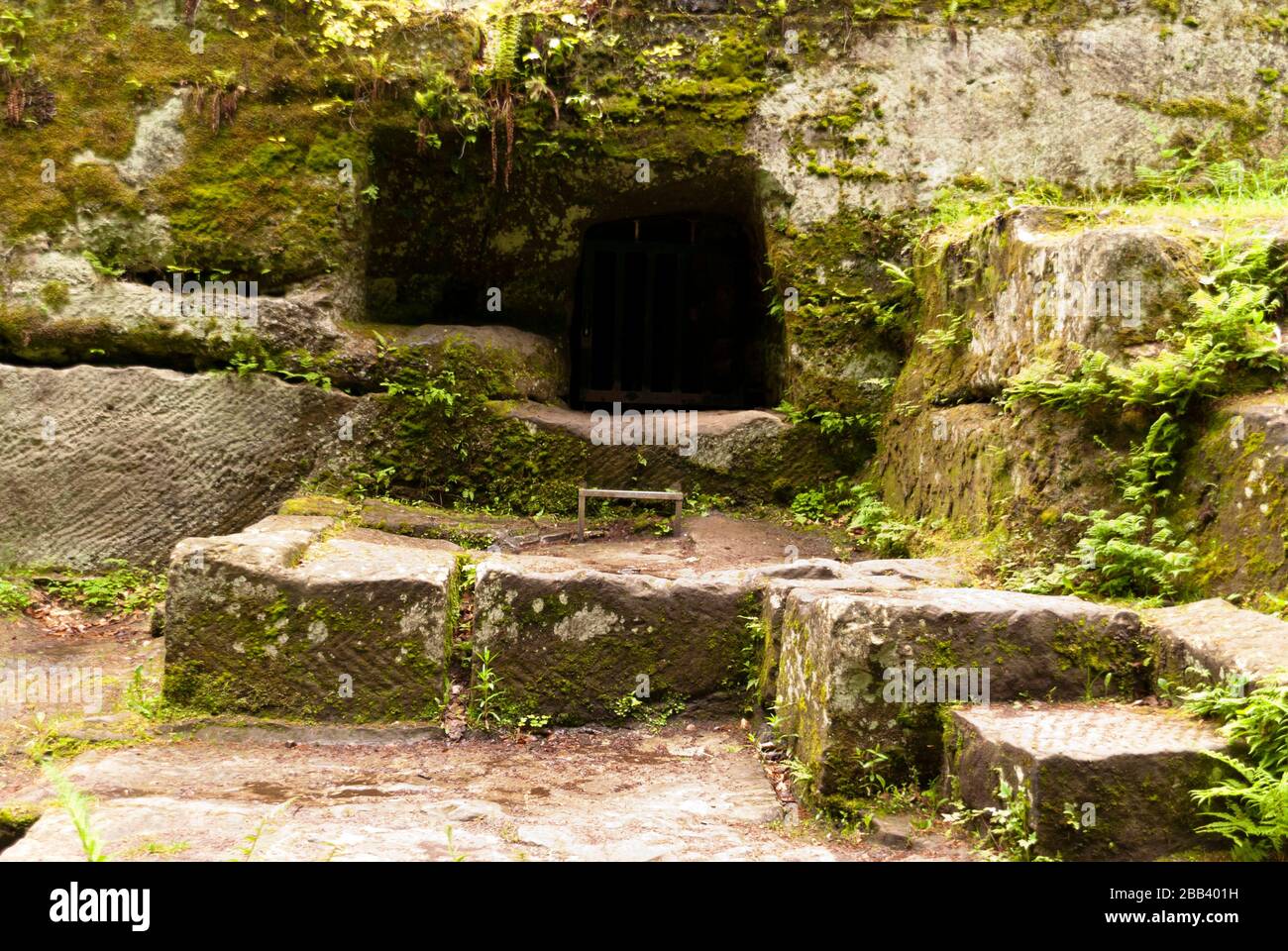Ancient roman Ruin in the Eifel, Germany Stock Photo - Alamy