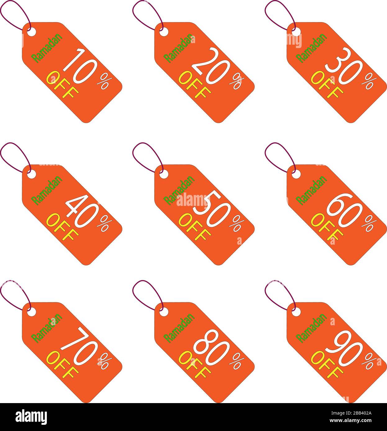 Flat ramadan template Cut Out Stock Images & Pictures - Alamy