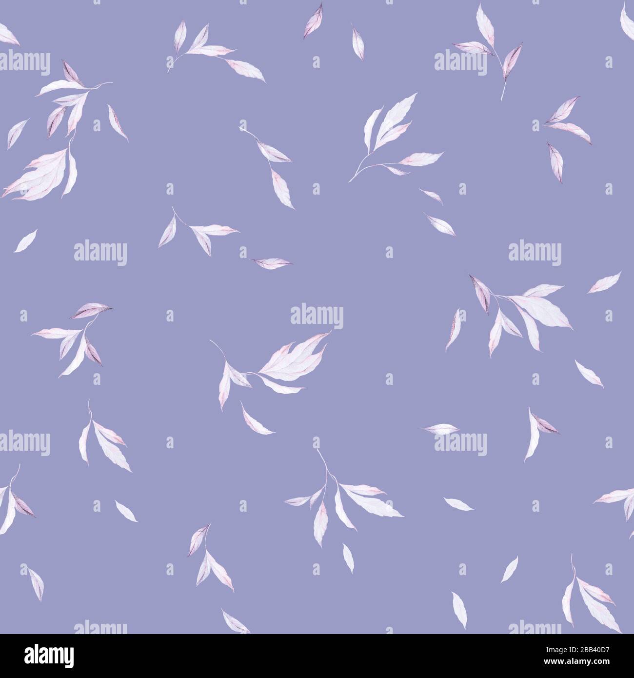 Seamless Floral pattern. Fashion background. Shades of blue. Lush ...