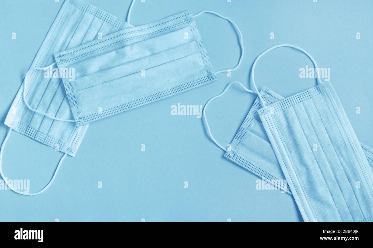 Surgical face masks background hi-res stock photography and images - Alamy