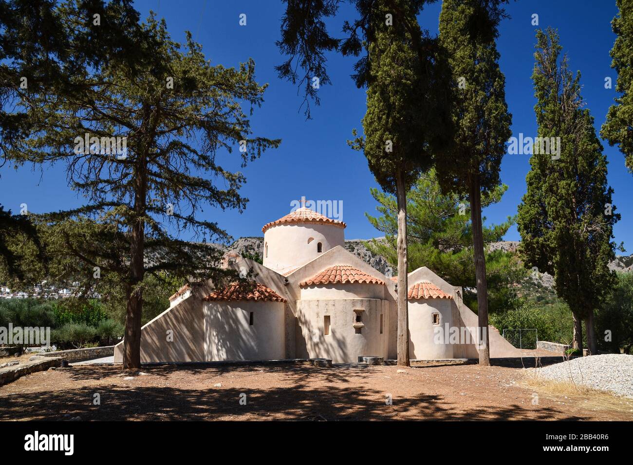 The Church of Panagia Kera, a Cretan Byzantine church located in Kritsa ...