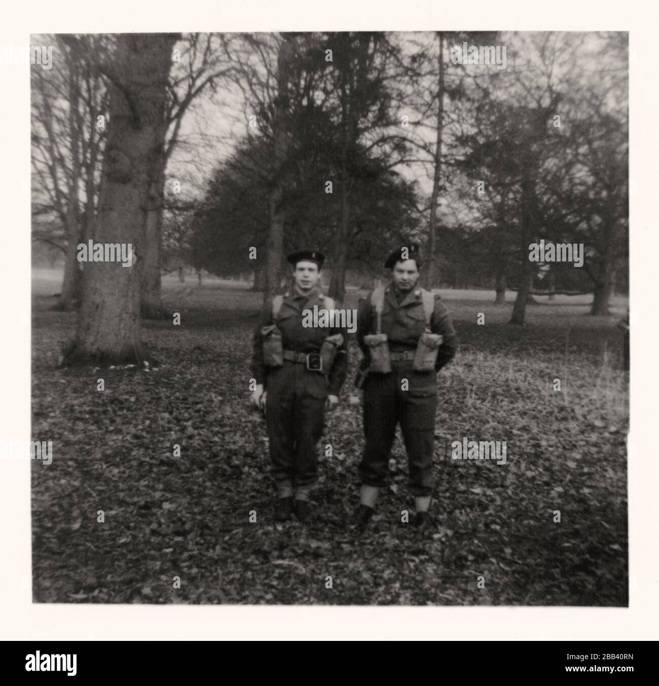 Soldiers from the Territorial Army on Annual Camp 1960s Stock Photo - Alamy