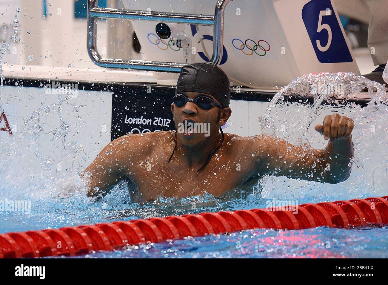 Central African Republic's Christian Nassif celebrates winning in the ...
