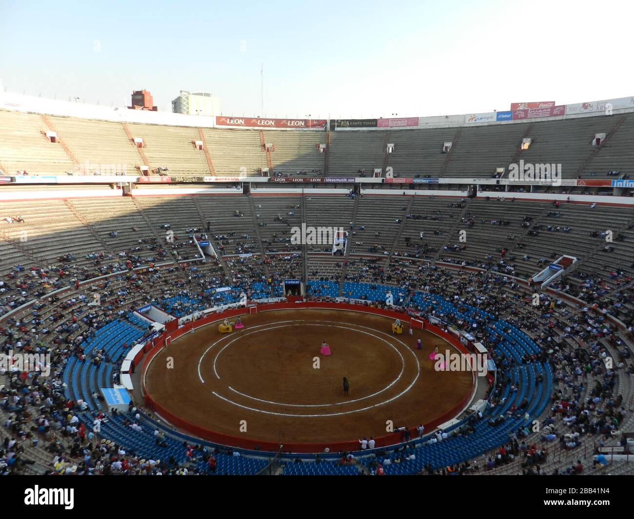 Bull fight arena in Mexico City Stock Photo - Alamy