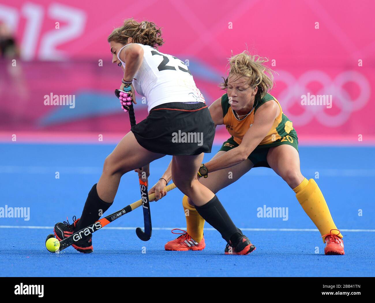 South Africa's Nicolene Terblanche and Germany's Fanny Marie Maevers ...