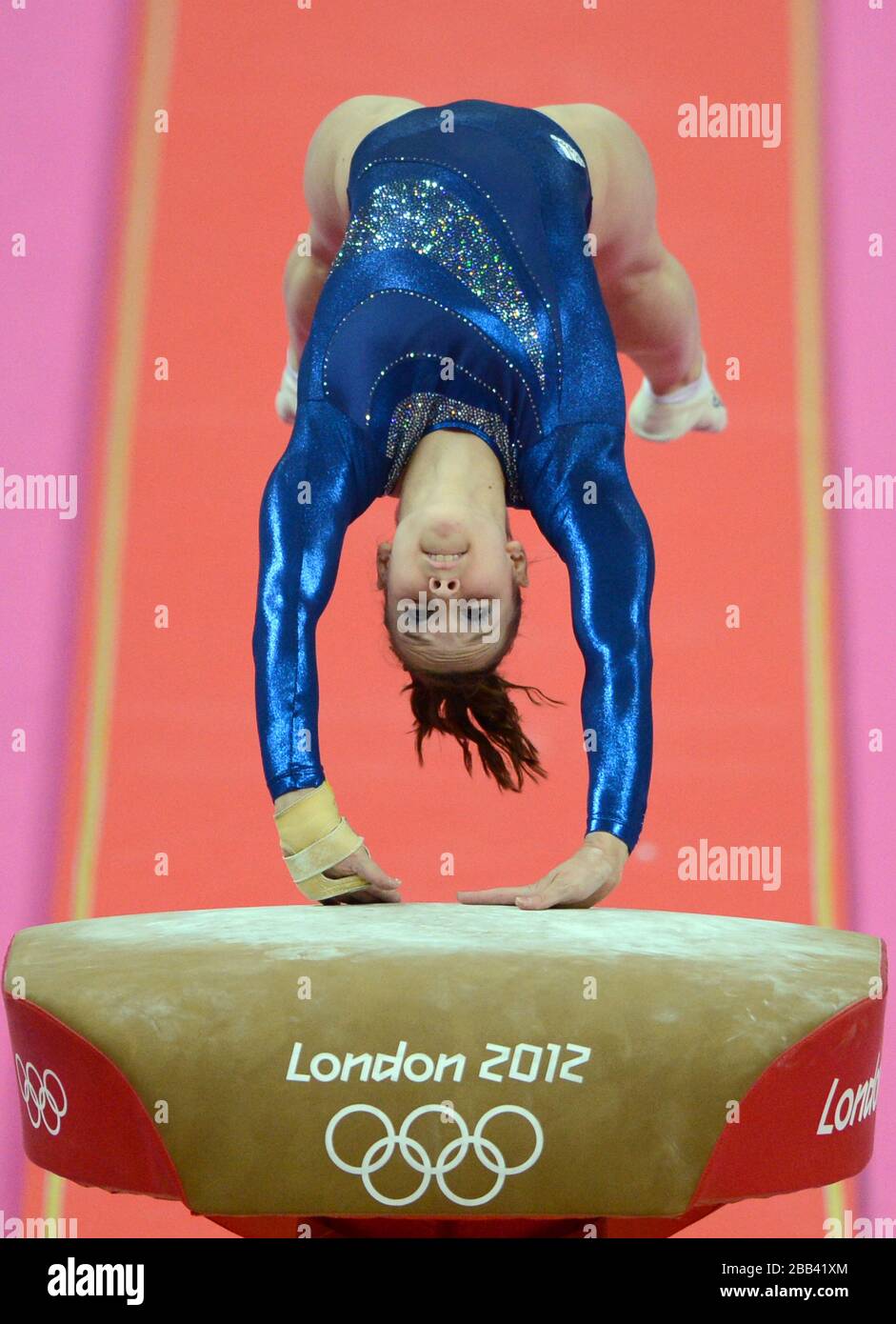 Great Britain's Hannah Whelan competes on the vault during the Artistic ...