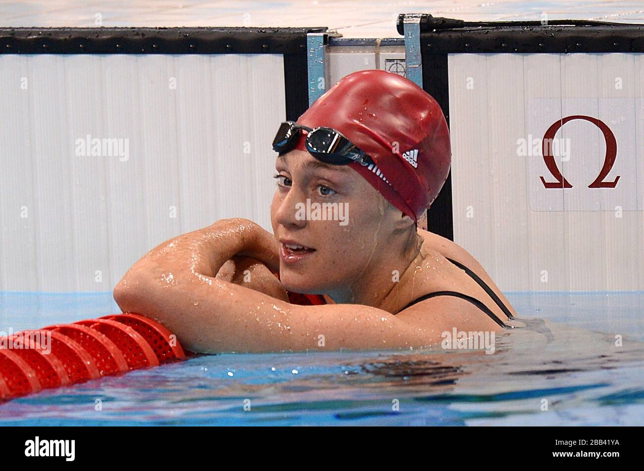 Great Britain's Elizabeth Simmonds after the Women's 200m Backstroke ...