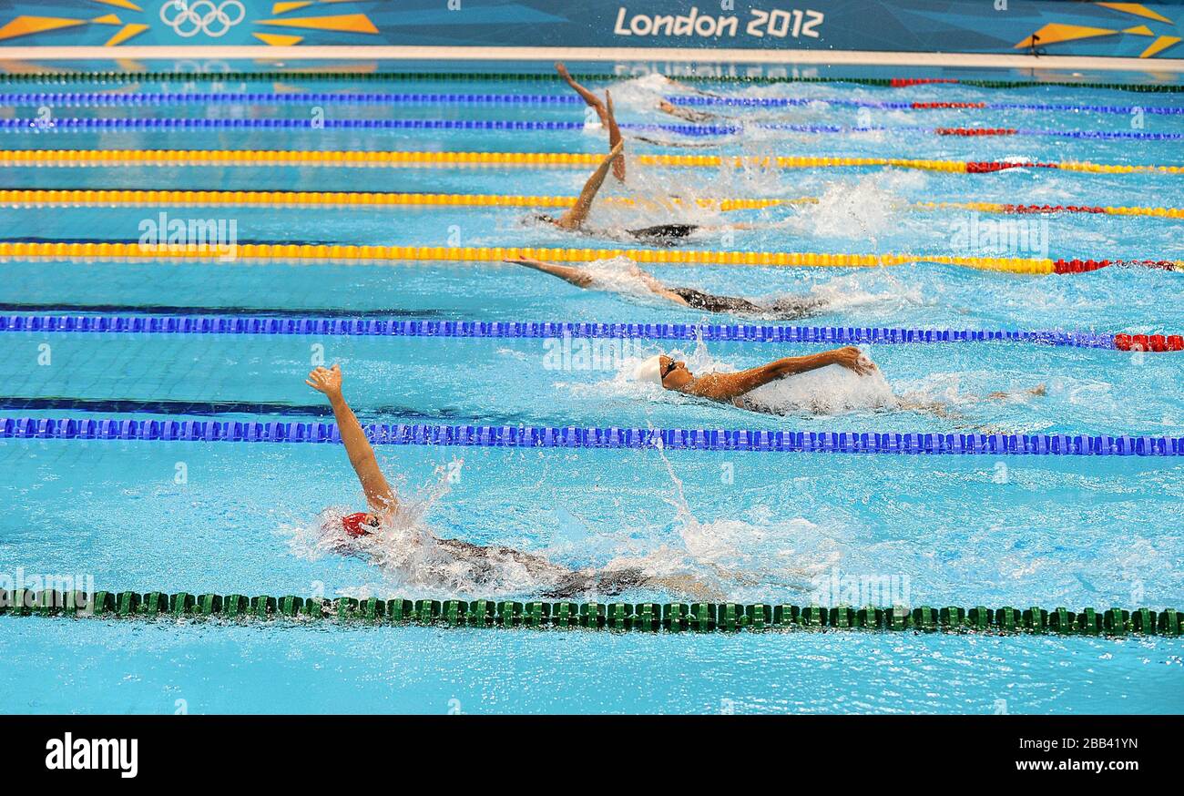 Womens 200m backstroke hi-res stock photography and images - Alamy