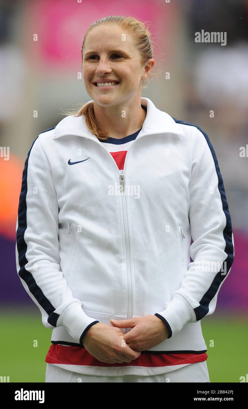 USA's Rachel Buehler ahead of the Women's Quarter final match against ...
