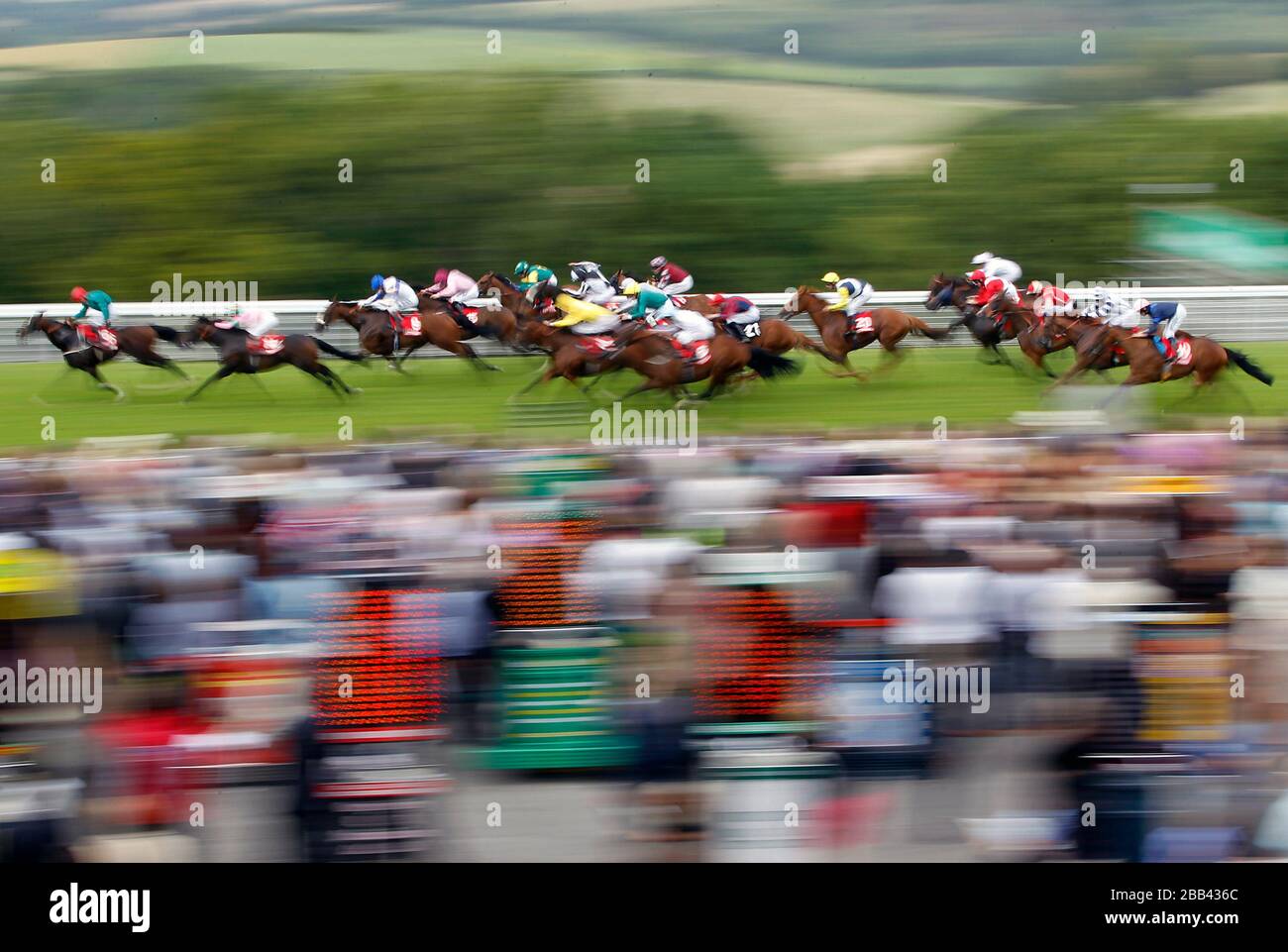 Race in action hi-res stock photography and images - Alamy