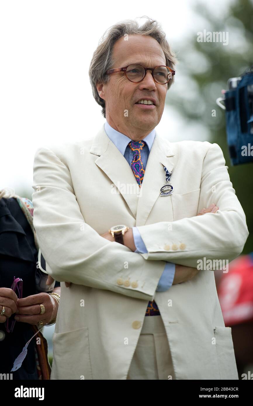 Lord March, Chairman of Goodwood Racecourse during Ladies Day Stock ...