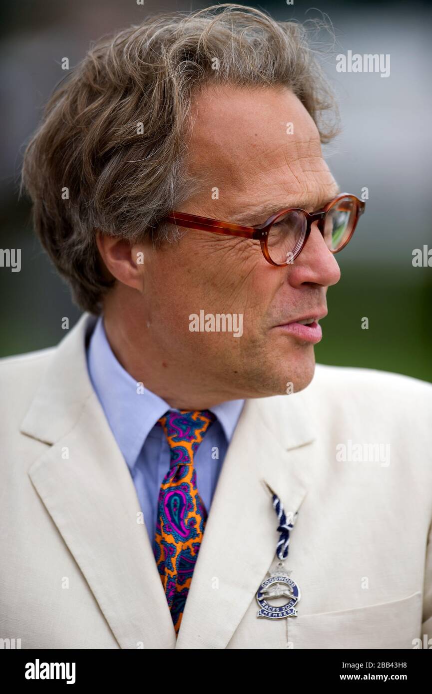 Lord March, Chairman of Goodwood Racecourse during Ladies Day Stock ...