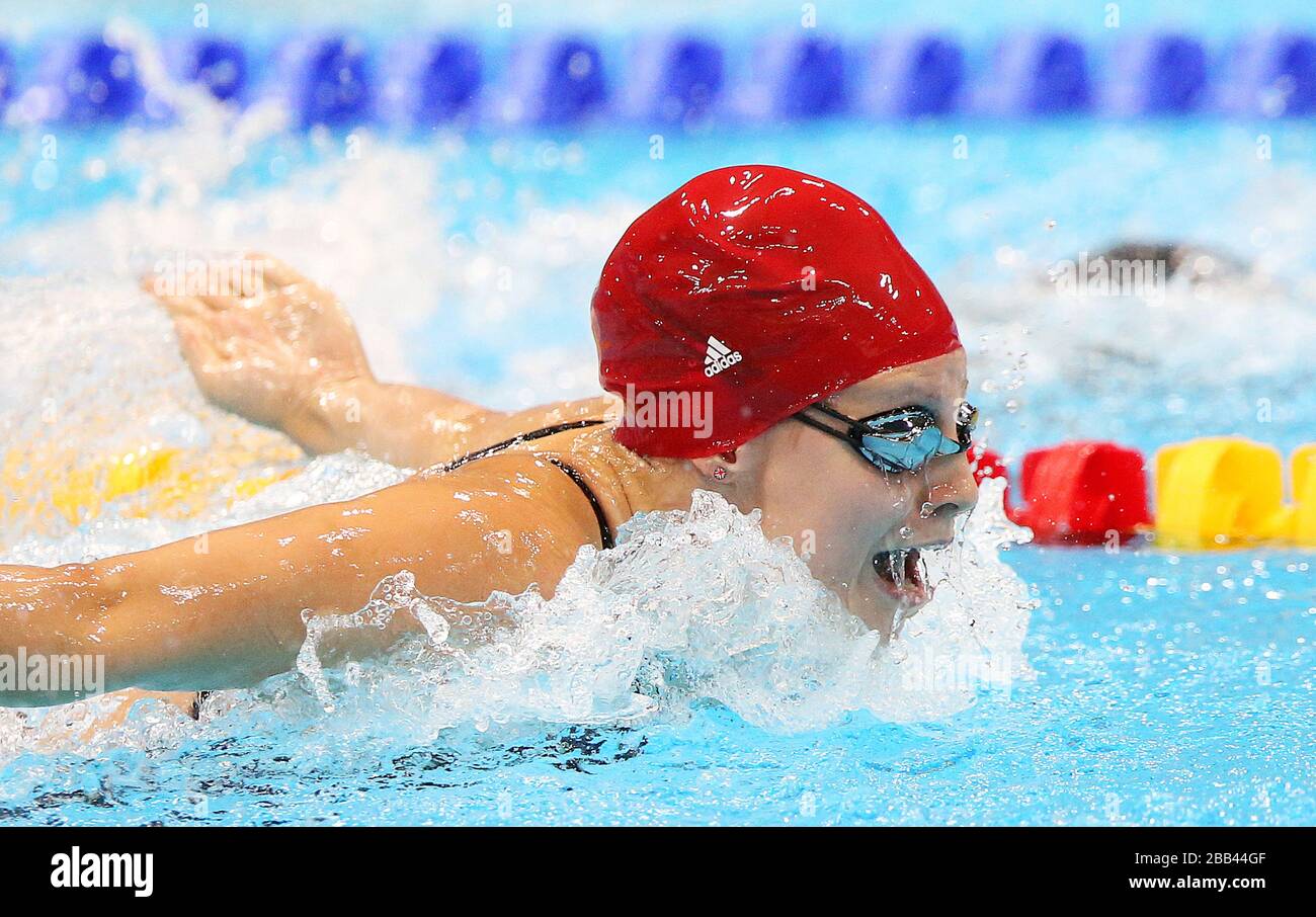Great Britain's Ellen Gandy in action in her Women's 200m Butterfly ...