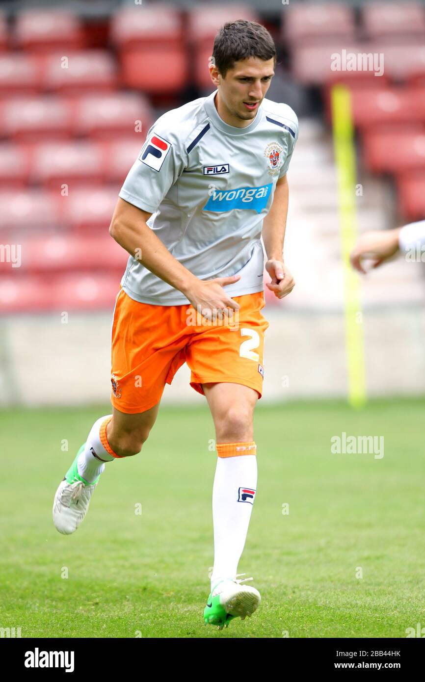 Craig Cathcart, Blackpool Stock Photo - Alamy