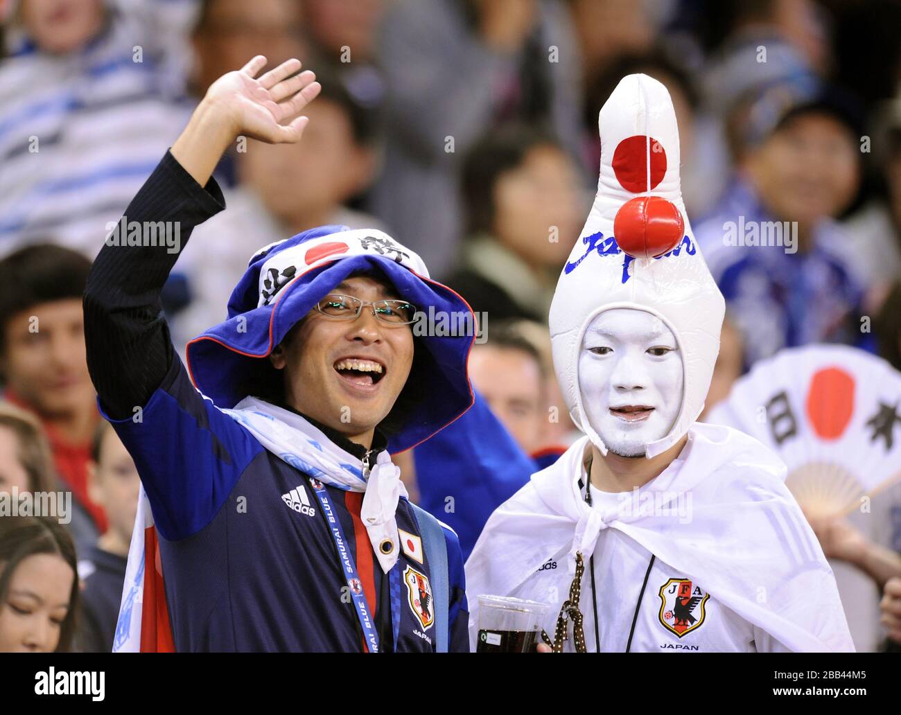 South africa fans show support in stands hi-res stock photography and ...