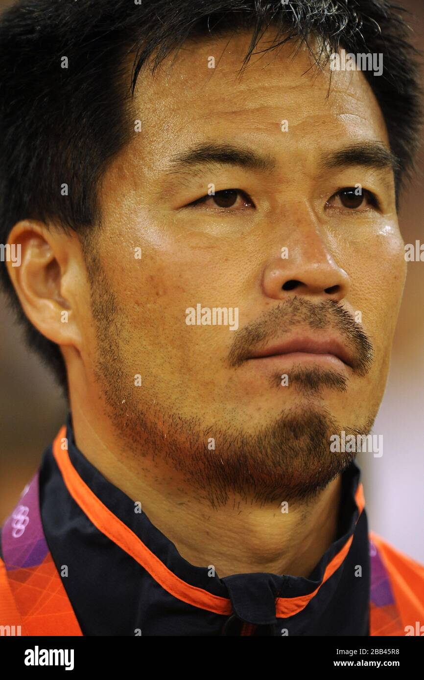Japan coach Nobuhiro Maeda Stock Photo - Alamy