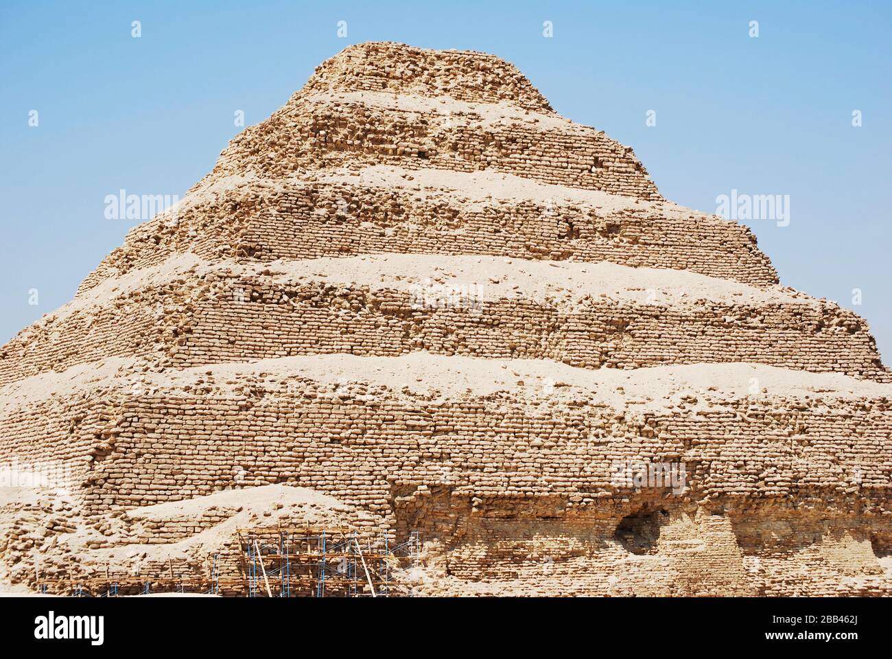 The ancient pyramid of Sakkara. Also known as: step pyramid, the first ...