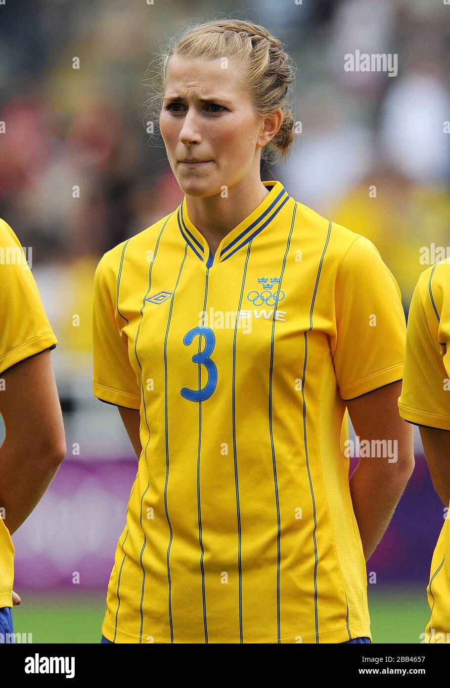 Sweden's Emma Berglund during the Group F match at St James' Park ...