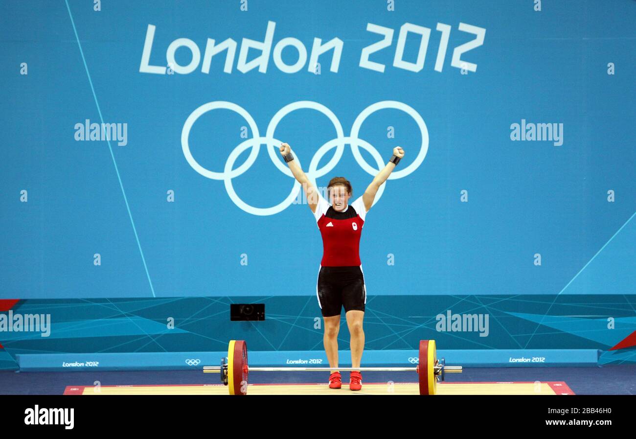 Canada's Marie-Eve Beauchemin-Nadeau competes the Woman's 69kg Group B ...