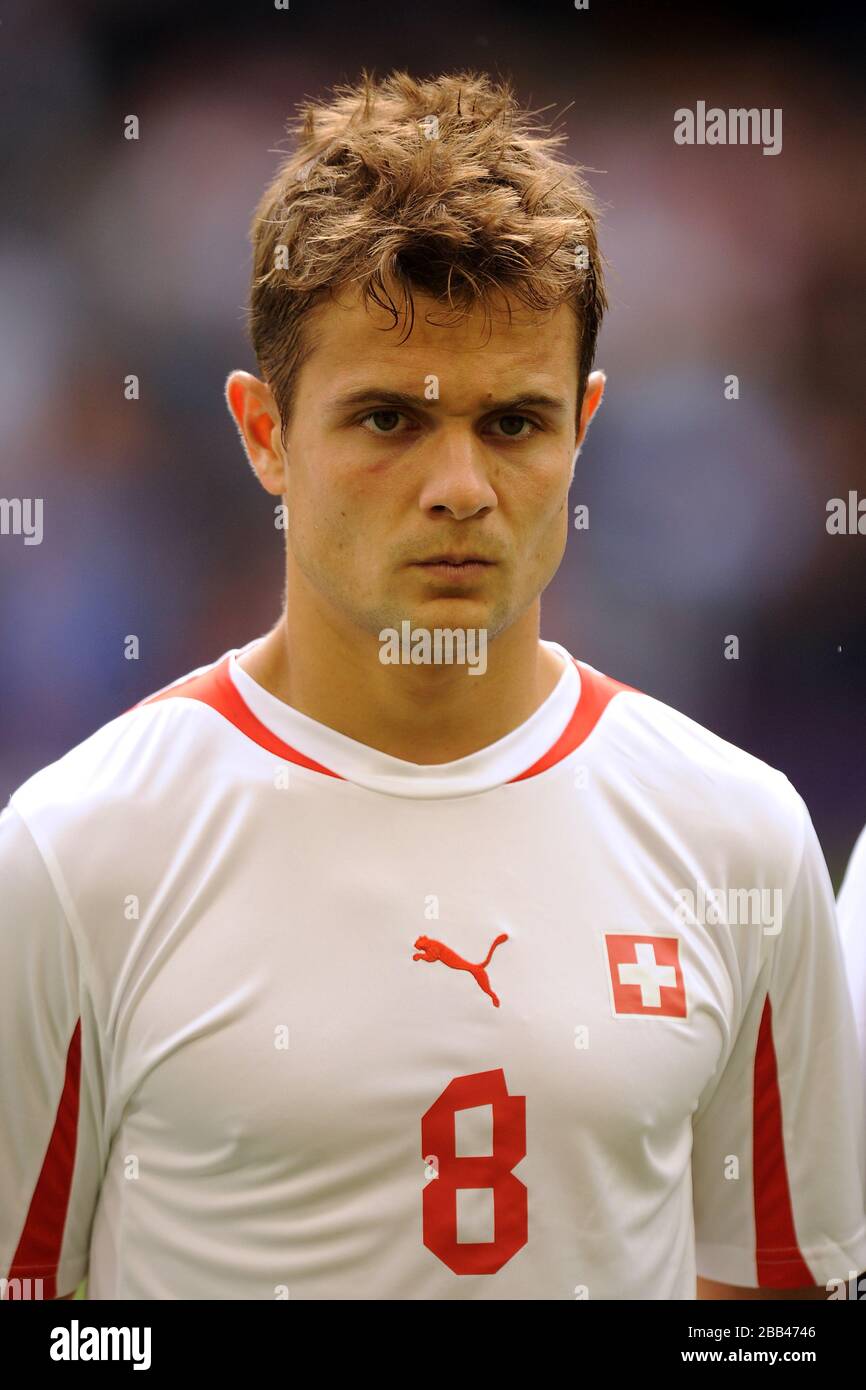 Switzerland's Amir Abrashi Stock Photo - Alamy