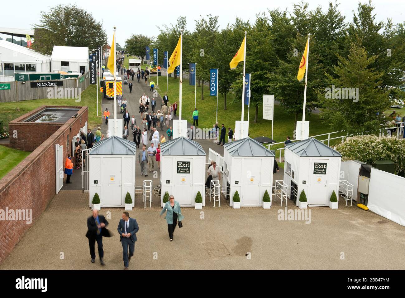 Goodwood entrance hi-res stock photography and images - Alamy