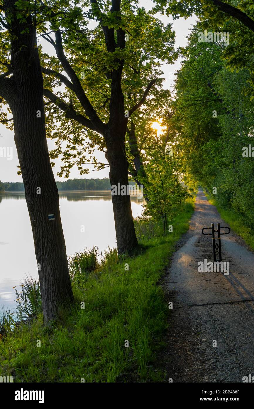 Sunset in Southern Bohemia, Czech Republic Stock Photo - Alamy