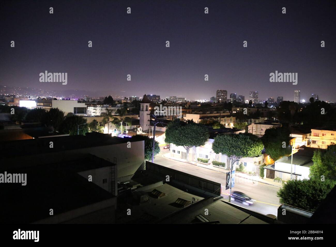 Los angeles night view hi-res stock photography and images - Alamy