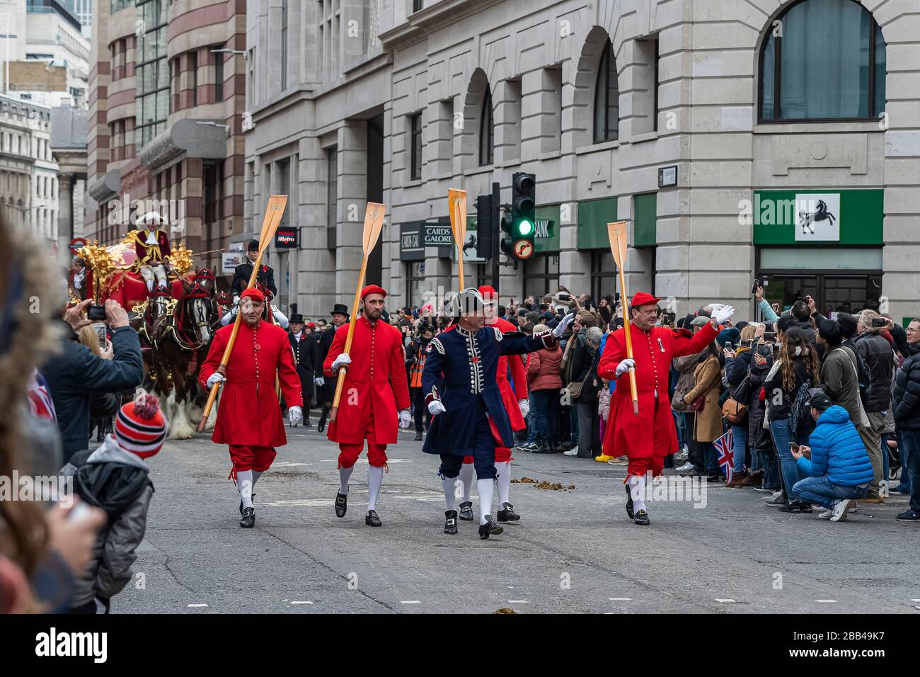 Watermen at the Lord Mayor of London Procession Stock Photo - Alamy