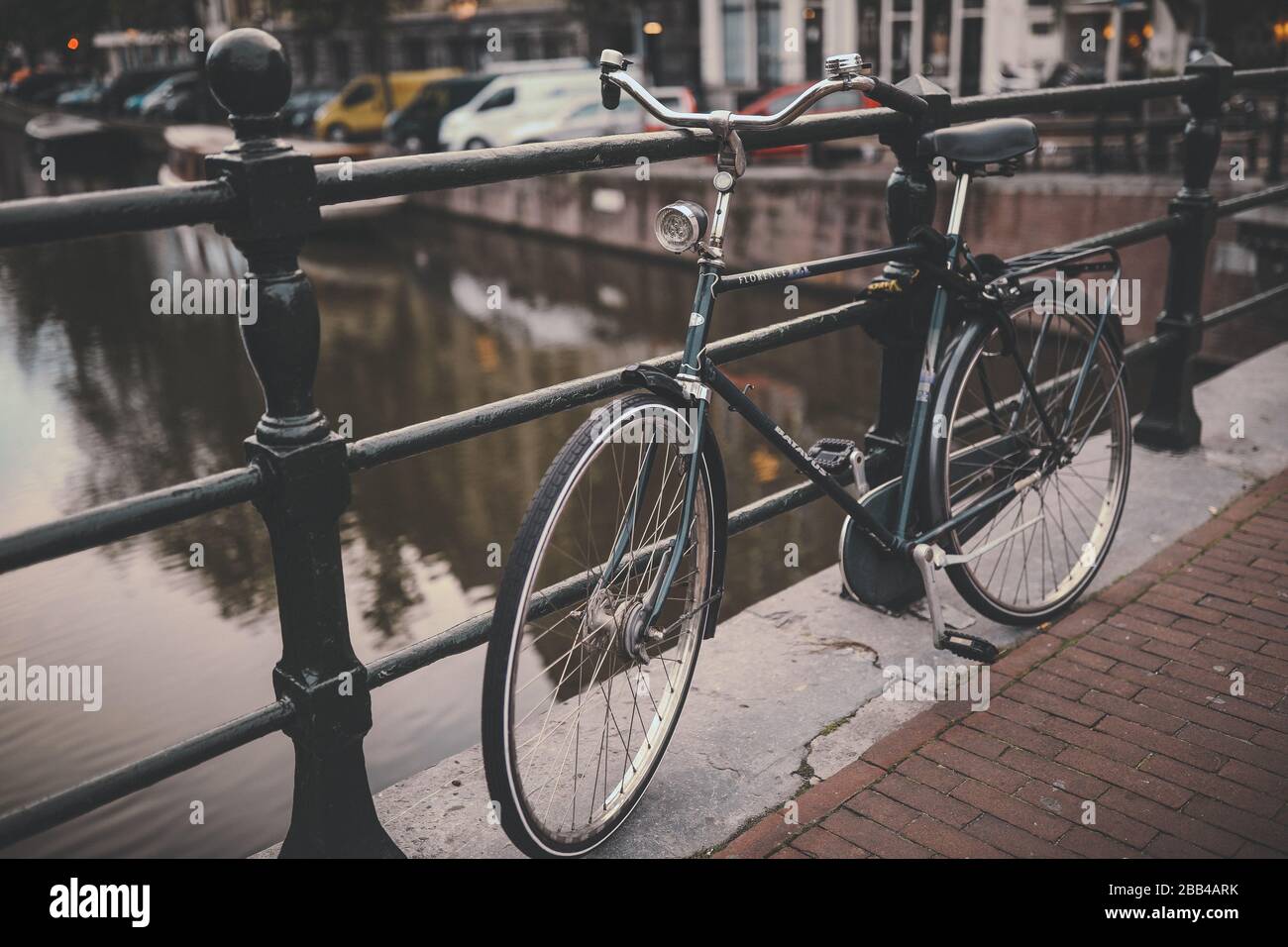 Bike railing hi-res stock photography and images - Alamy