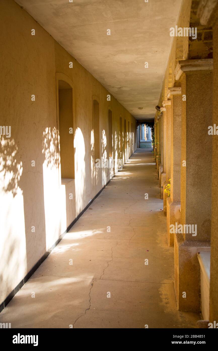 Cloisters In The Monastery Saint Honorat In France Stock Photo Alamy