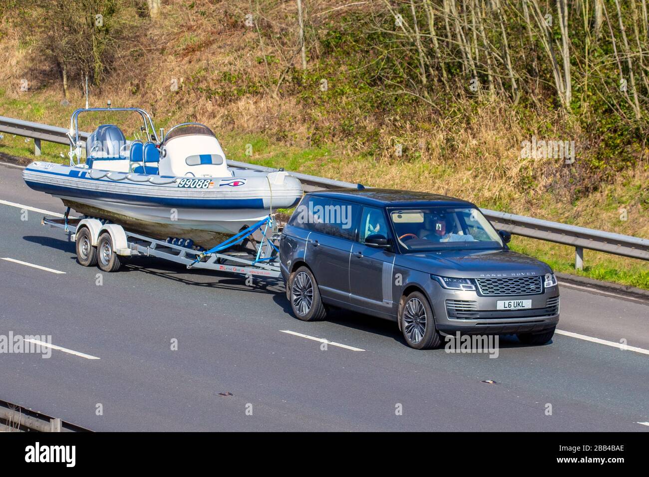 Towing a rib boat hi-res stock photography and images - Alamy