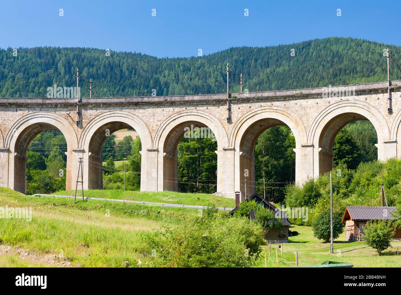 rail viaduct, Semmering Bahn, unesco world heritage, Lower Austria ...