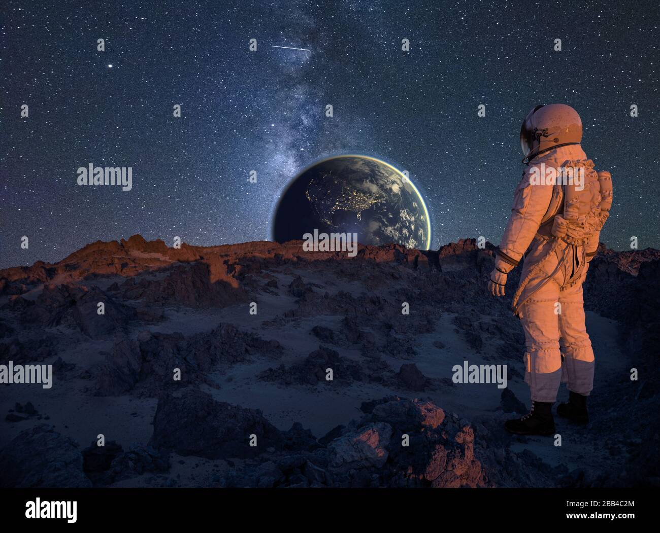 Looking at earth from moon hi-res stock photography and images - Alamy