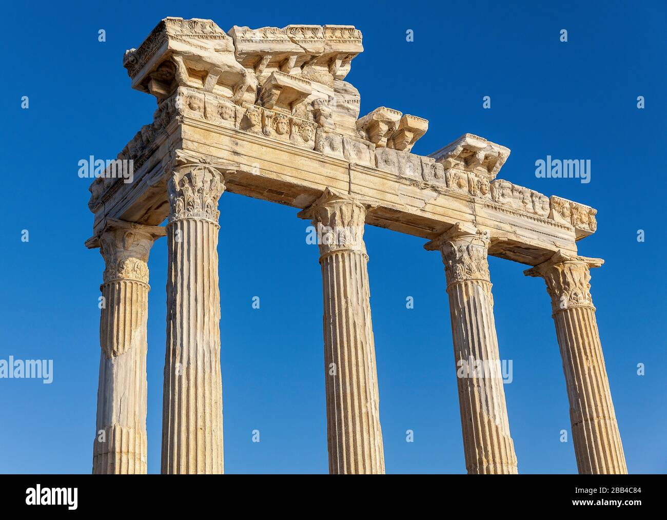 Turkey Ruins of the Temple of Apollo located in Antalya Stock Photo - Alamy