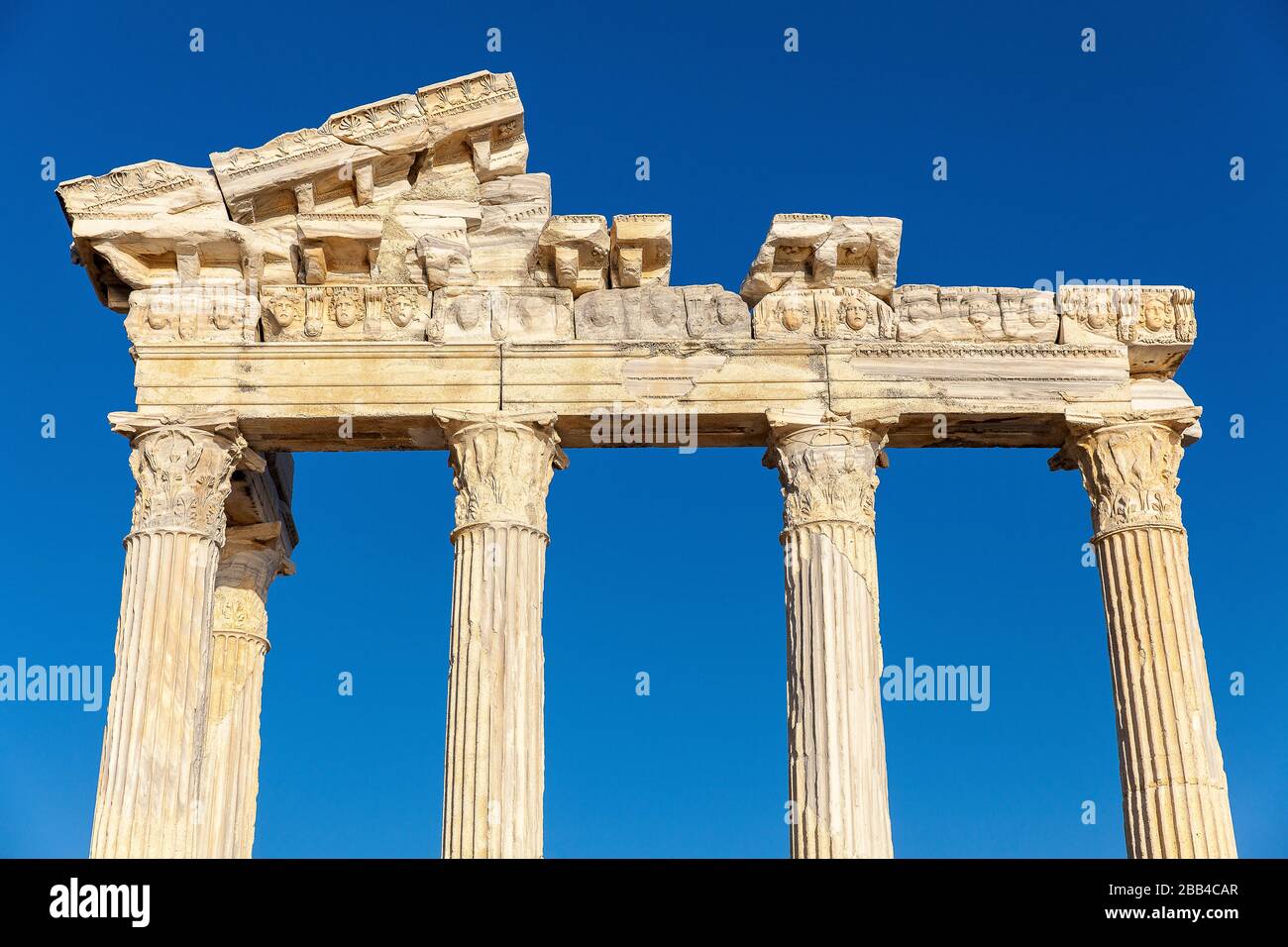 Turkey Ruins of the Temple of Apollo located in Antalya Stock Photo - Alamy