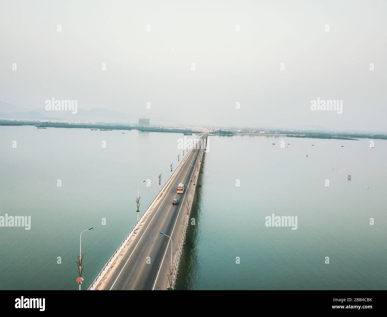 Thi Nai Bridge in Quy Nhon, Vietnam Stock Photo - Alamy