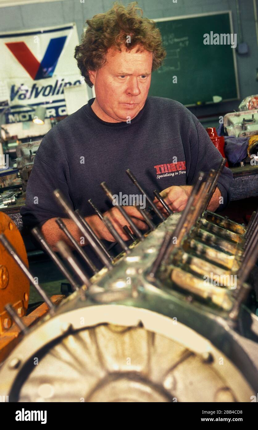 Ferrari restoration workshop hi-res stock photography and images - Alamy