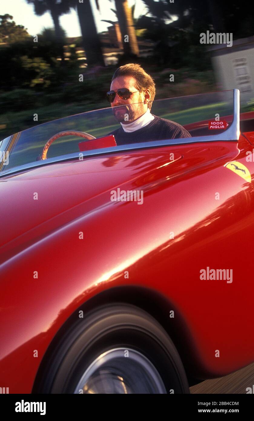 Steve Tillack road testing a Classic Ferrari after work at the Tillack ...